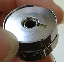 Threading A Sewing Machine - Threading Using The Bobbin And Bobbin Case